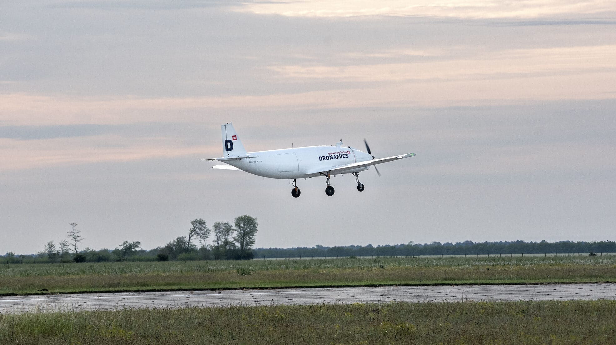 Dronamics Cargo Drone Takes First Flight, World's First