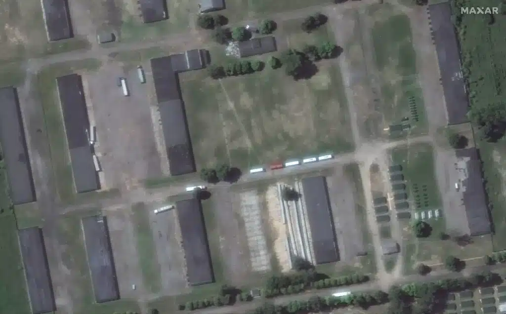 Satellite Imagery shows Wagner Group Base in Belarus
