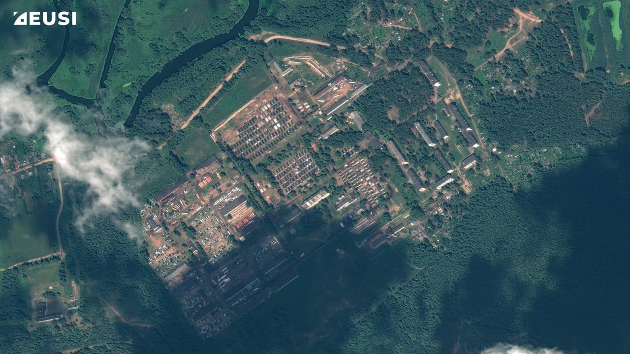 Satellite Imagery shows Wagner Group Base in Belarus